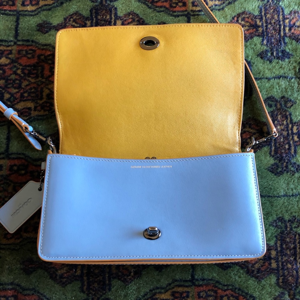 Rare Discontinued Coach Dinky Crossbody Bag In Cornfl… - Gem